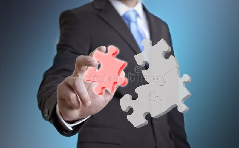 Businessman Impossible Solution Concept Stock Illustration ...