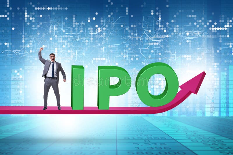 Businessman in the Initial Public Offering IPO Concept Stock Image ...