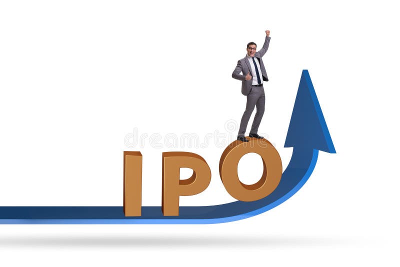 Businessman in the Initial Public Offering IPO Concept Stock Photo ... Businessman in the Initial Public Offering IPO Concept Stock Photo ...