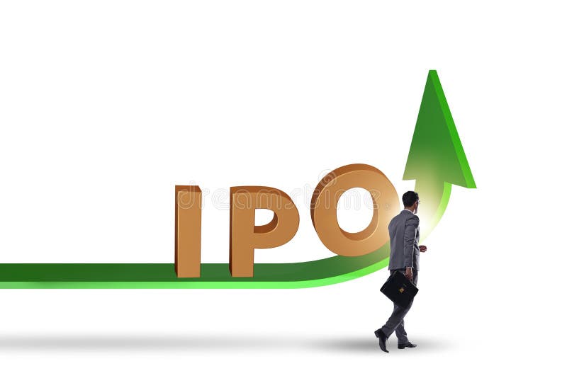 Businessman in the Initial Public Offering IPO Concept Stock ...