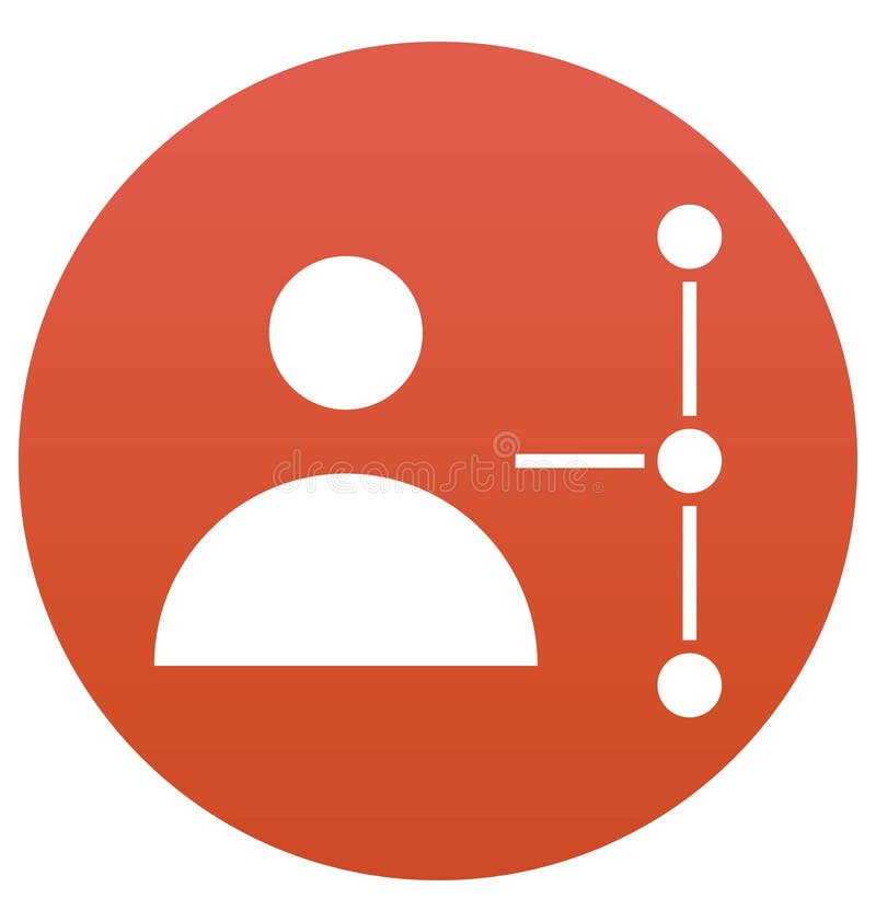 Businessman Isolated Vector with Line and Fill Icon Stock Vector ...