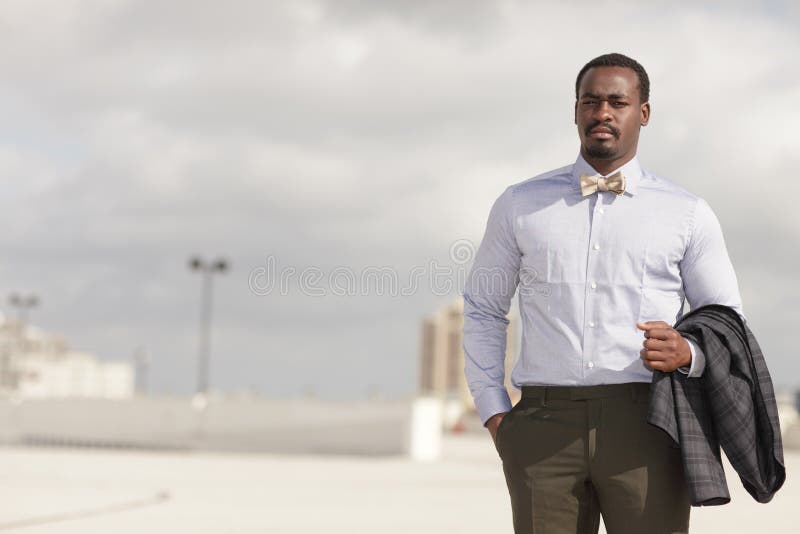 Businessman with Jacket Over His Arm Stock Photo - Image of adult ...