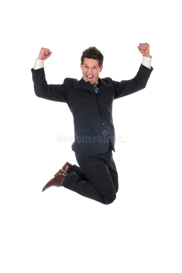 Businessman jump stock image. Image of leap, business - 9103507