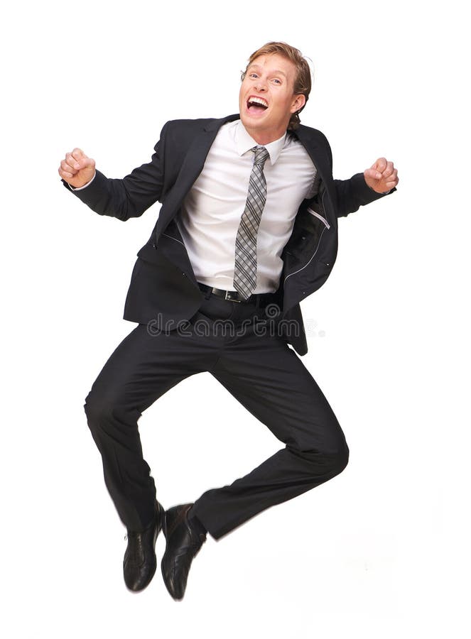Businessman jump stock image. Image of leap, business - 9103507