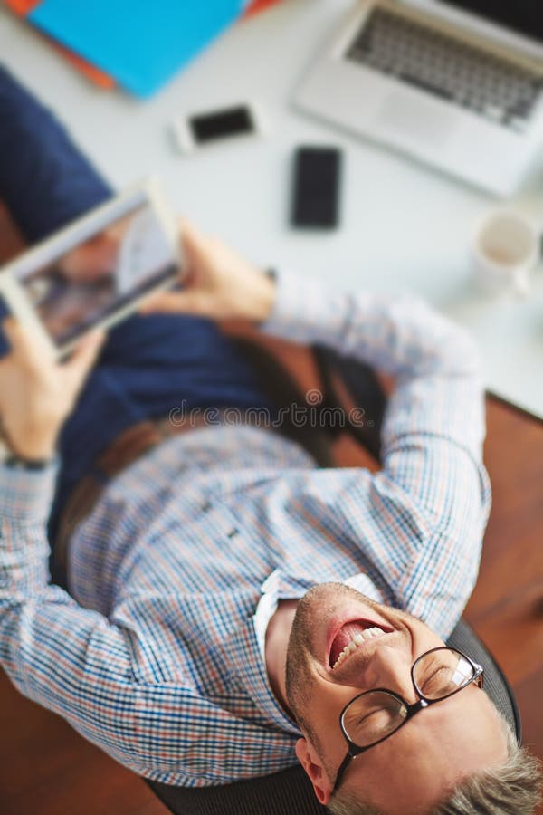 Laughing businesspeople stock image. Image of adult, caucasian - 3148729
