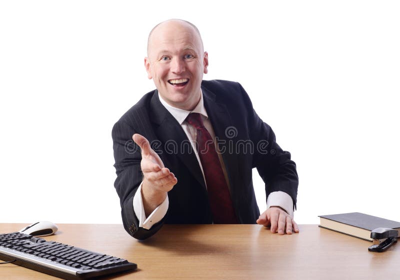 Desk handshake stock photo. Image of manager, expertise - 30022760