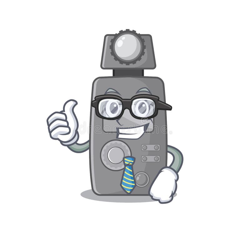 Businessman Light Meter Isolated with the Cartoon Stock Vector ...