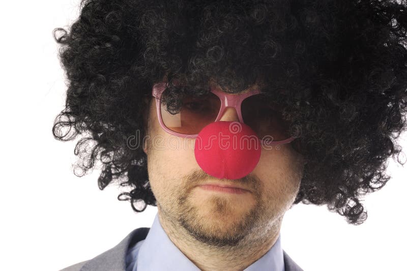 Clown in business suit stock photo. Image of metaphor - 31365784