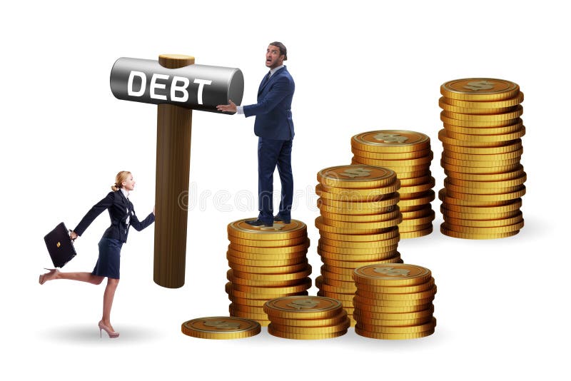 Think Big Concept with Businessman Superhero Stock Photo - Image of ...