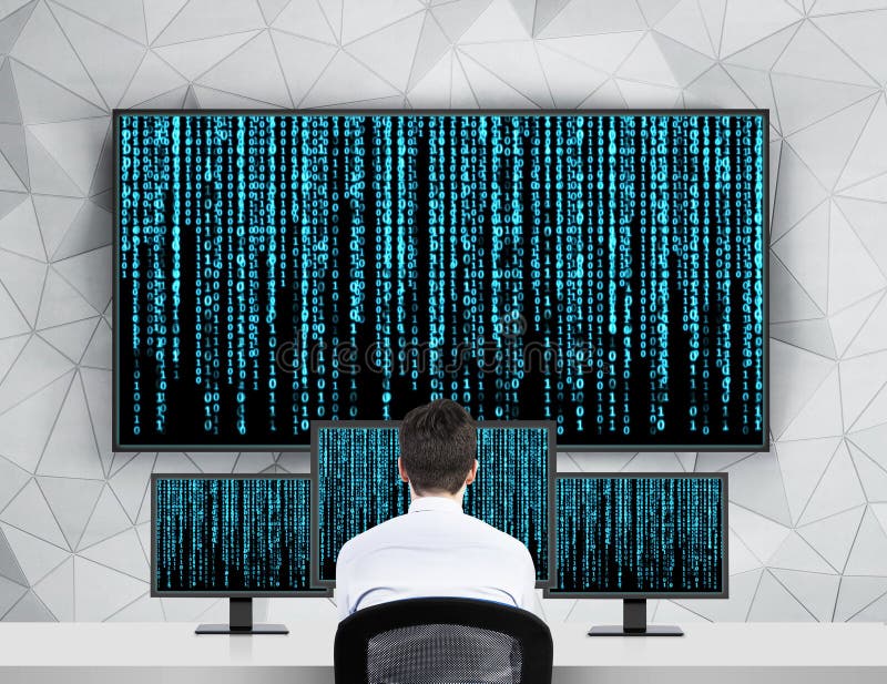 Matrix stock image. Image of data, digital, perspective - 5401551