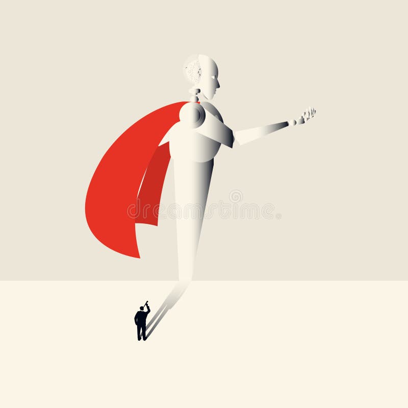 A Businessman Looks at His Shadow and Sees Future Projects in ...