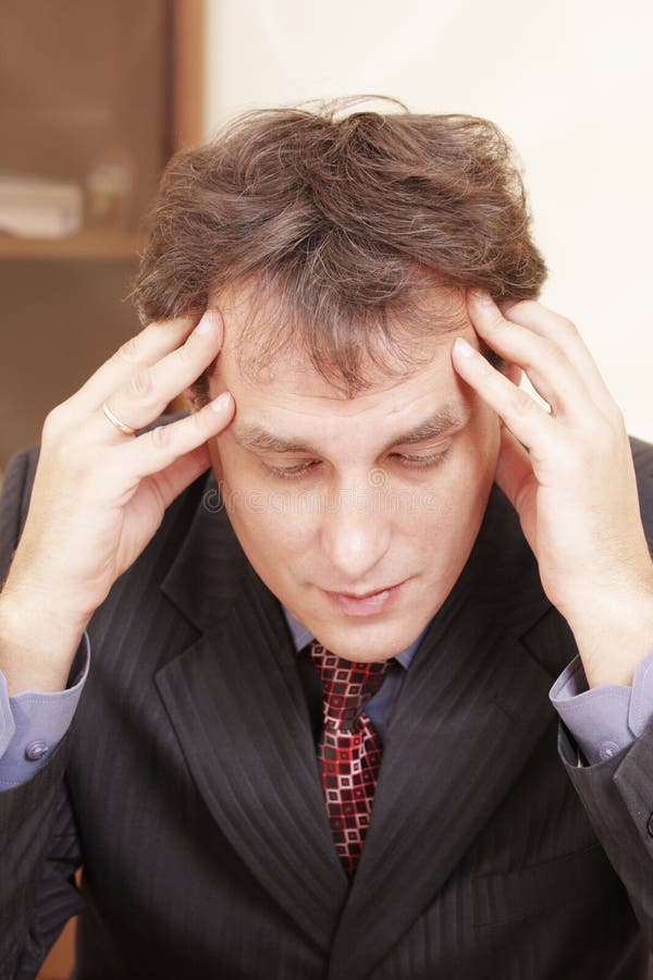 Businessman Lost in Thoughts Stock Photo - Image of professional ... Businessman Lost in Thoughts Stock Photo - Image of professional ...