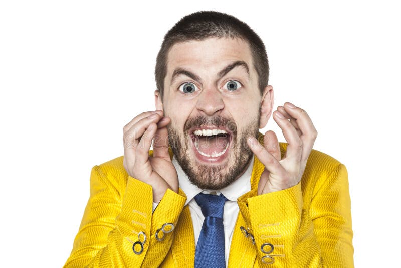 Businessman mad with anger stock image. Image of boss - 71893093