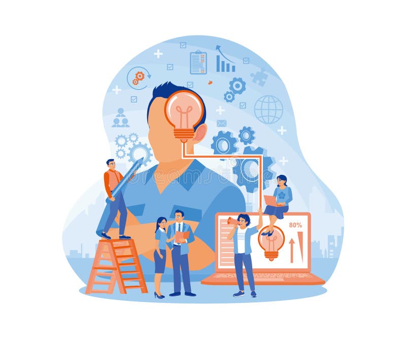 Businessman Making a List of Creative Ideas. Complete Tasks on Time ...