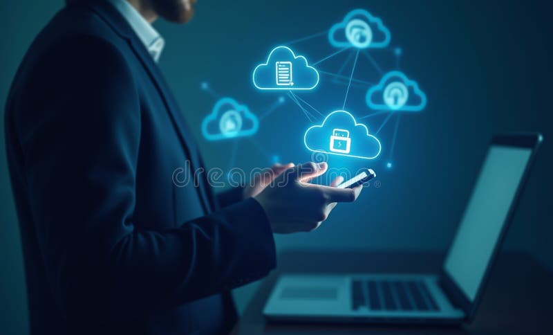 Cloud Migration Process Smartphone Stock Photos - Free & Royalty-Free ...