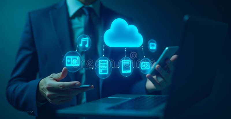 Professional Managing Cloud Computing System Stock Illustrations – 190 ...