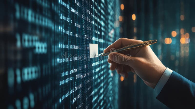 A Businessman Marking Checkboxes on a Digital Interface, Indicating ...
