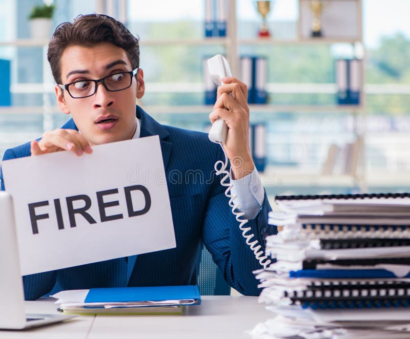 Businessman with Message in the Office at Desk Stock Photo - Image of ...