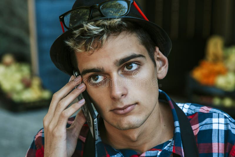 Businessman mobile stock photo. Image of american, cellphone - 78995204