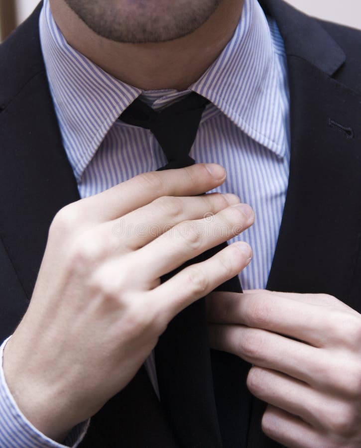 Businessman necktie stock image. Image of material, clothes - 9368775