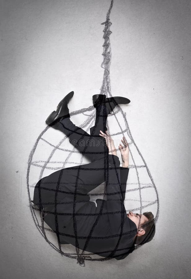 Net trap stock vector. Illustration of vector, entrapment - 39085501