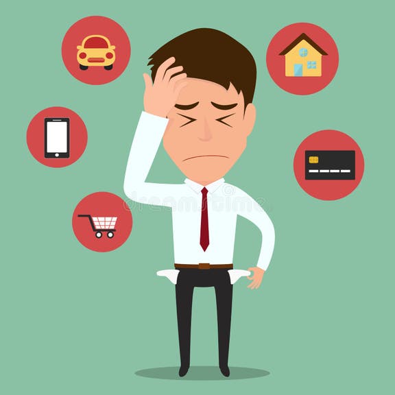 No Money Cartoon Stock Illustrations – 1,077 No Money Cartoon Stock ...