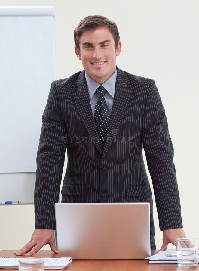 Businessman in office stock image. Image of happy, lifestyle - 11259103