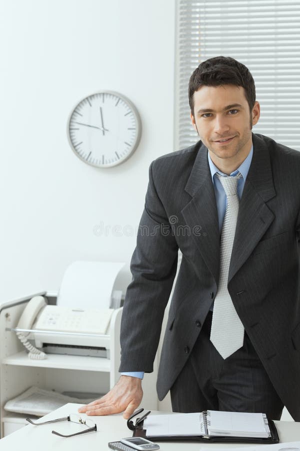 Businessman in office stock photo. Image of businesspeople - 12146066