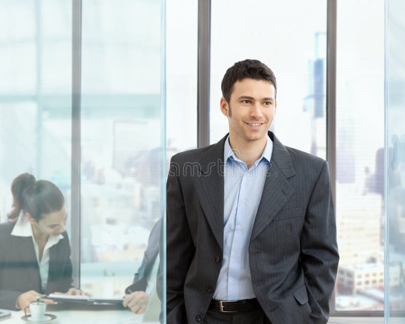 Businessman at office stock image. Image of comfort, formal - 11798483
