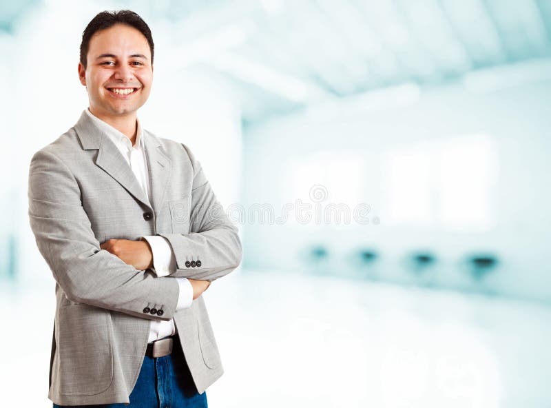 Businessman in the office stock photo. Image of entrepreneur - 20536826