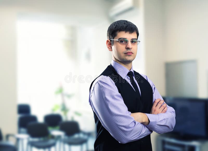 Businessman in office stock image. Image of professional - 37925473