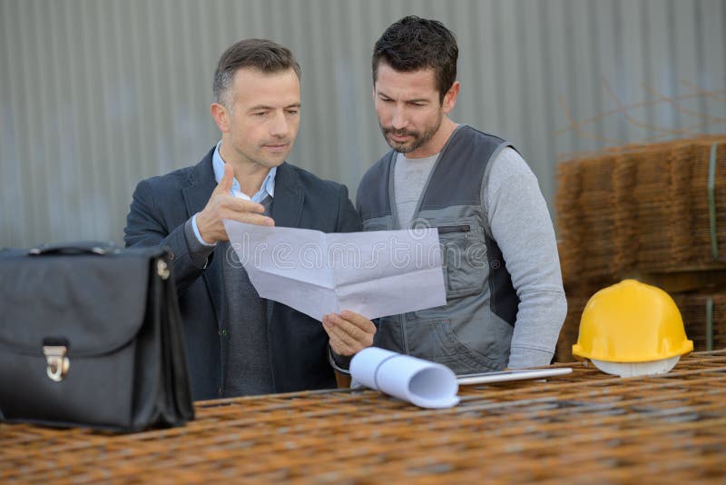 Businessman Paying Visit To Factory Stock Image - Image of industry ...