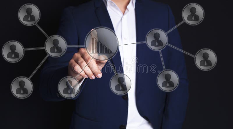 Businessman people scheme stock illustration. Illustration of ...
