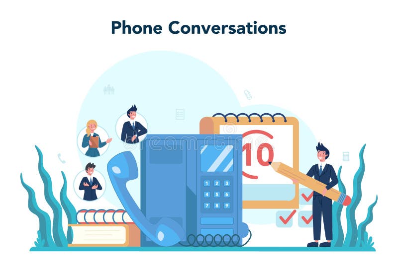 Businessman Personal Assistant Concept. Professional Help and Support ...