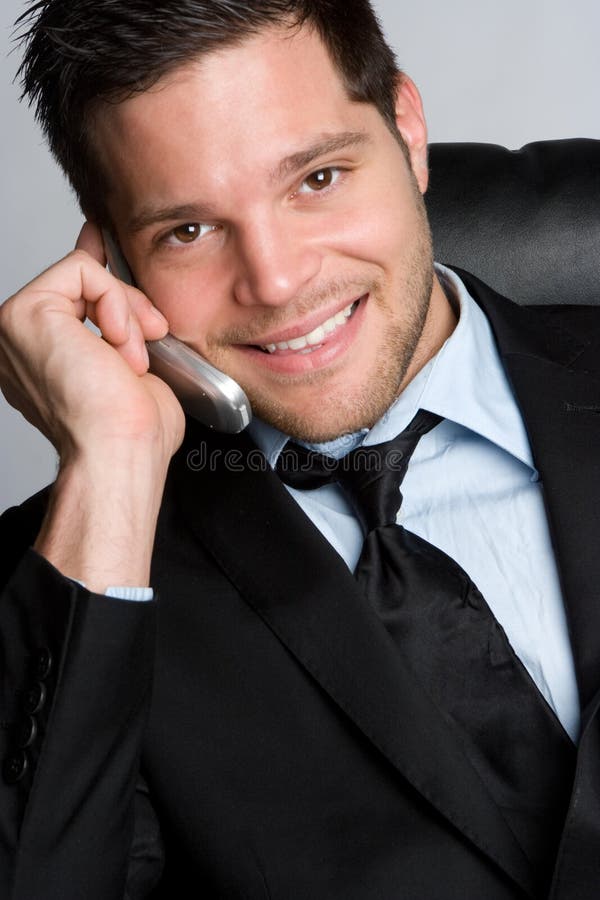 Businessman on Phone stock image. Image of phone, businessman - 10630303