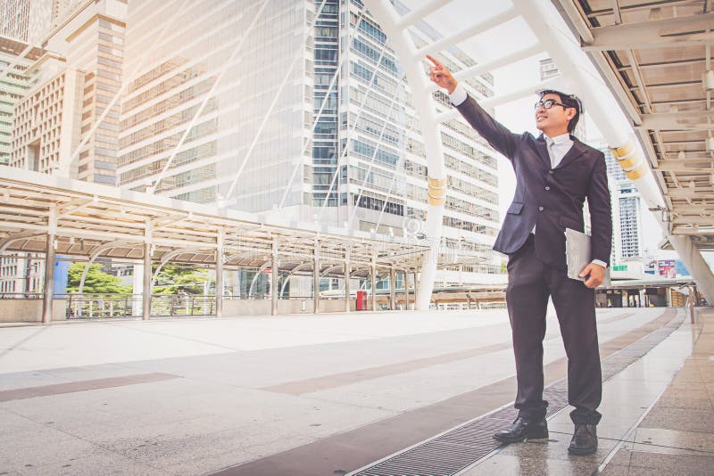 Businessman Planning Construction Project Stock Image - Image of ...