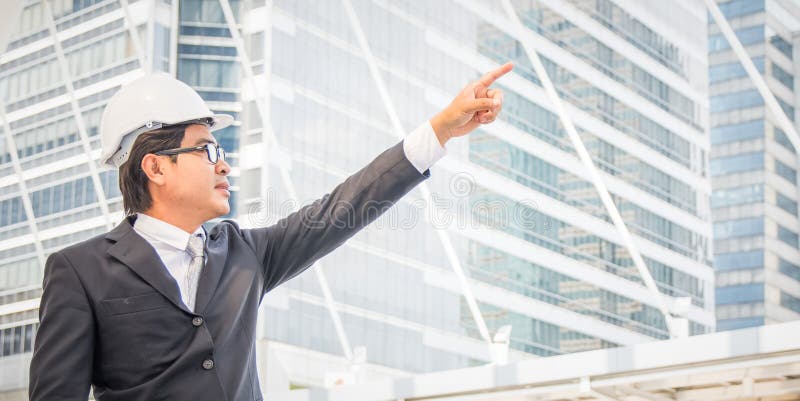 Businessman Planning Construction Project Stock Image - Image of people ...