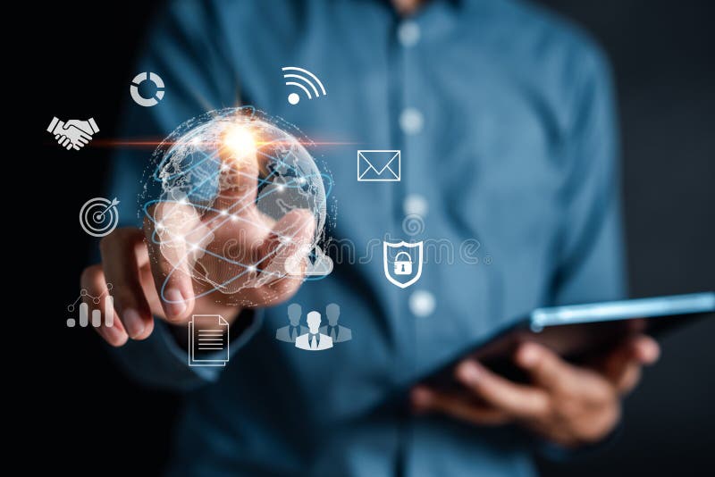 Businessman Planning by Tablet Development Leadership and Customer ...