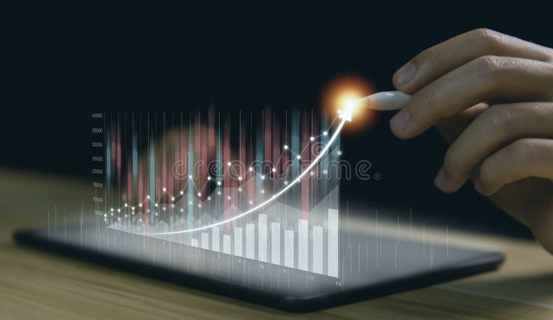 Businessman Plans an Effective Digital Stock Market Analysis Strategy ... Businessman Plans an Effective Digital Stock Market Analysis Strategy ...