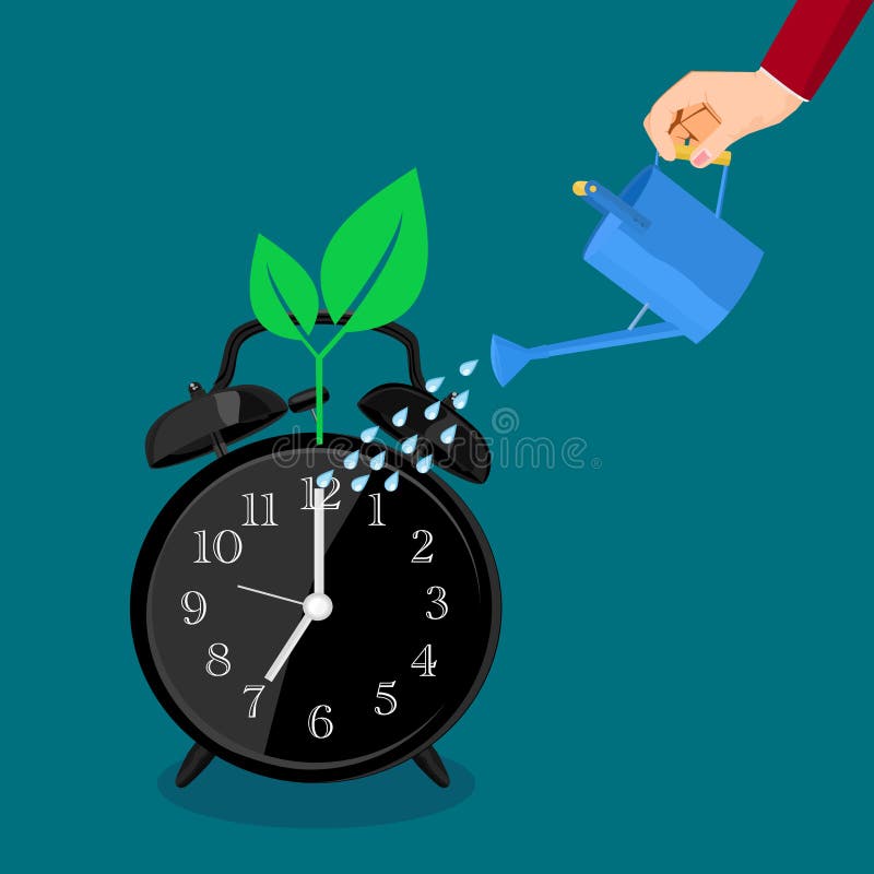 Retirement Clock Green Stock Illustrations – 11 Retirement Clock Green ...