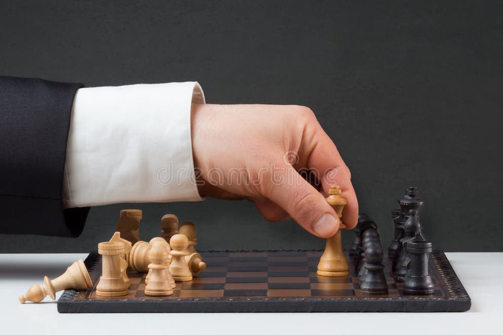 Businessman Playing Against the Rules Stock Photo - Image of board ...