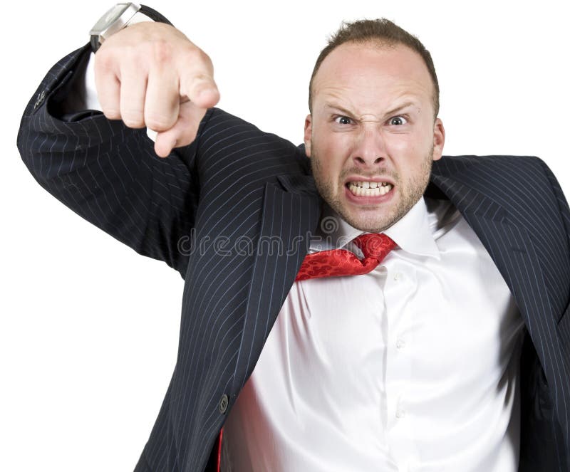 Shouting man pointing side stock image. Image of concept - 6846973