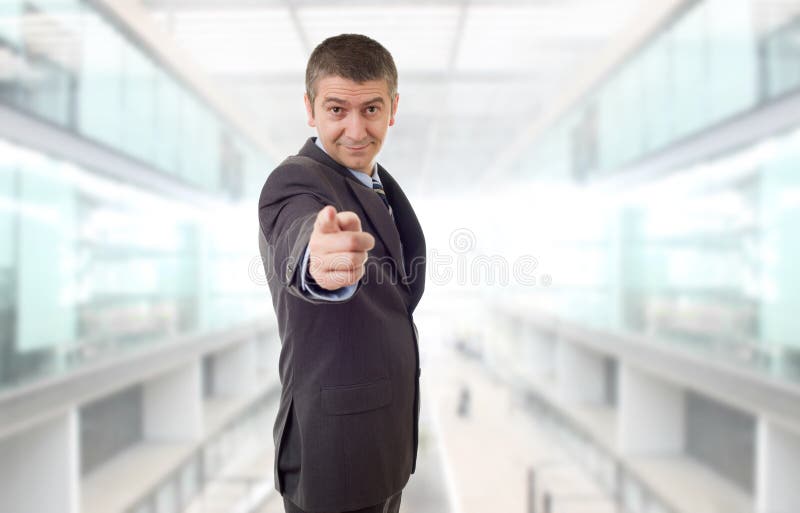 Businessman pointing stock image. Image of businessman - 155321997