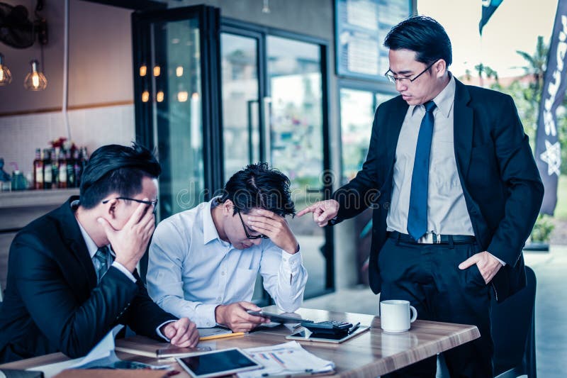 Boss is Very Angry and Shouted To Employee for Reported Sales Decrease ...