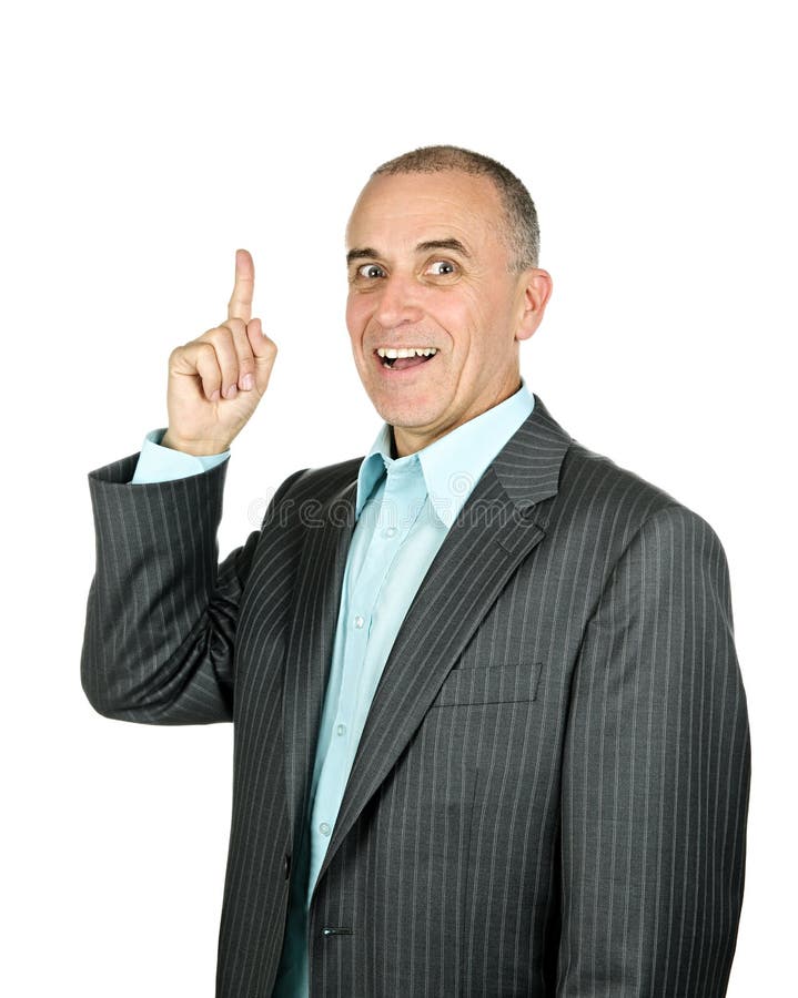 Businessman pointing stock photo. Image of gesture, promoting - 27122440