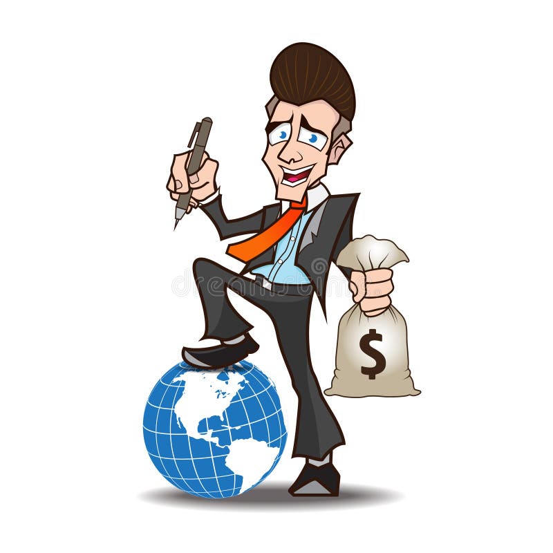 Businessman Powerful Cartoon Stock Illustrations – 1,150 Businessman ...