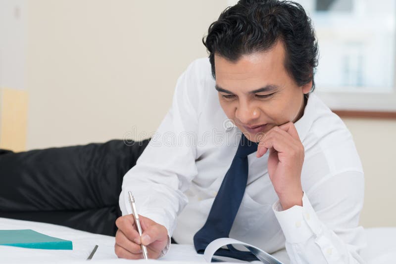 Working businessman stock image. Image of adult, businessman - 30175525