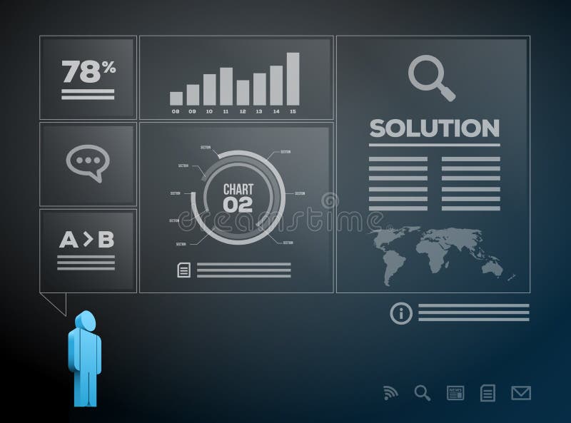 Modern Template Infographics Design Data Presentation Indicators Stock ...