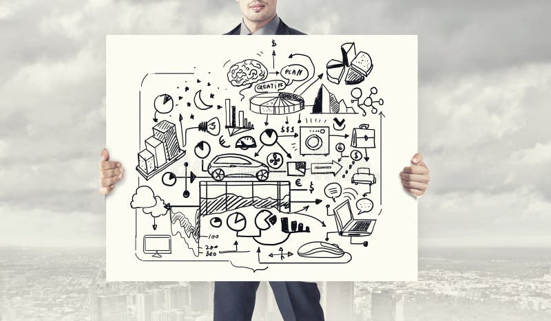 Businessman Presenting His Ideas Stock Photo - Image of stand ... Businessman Presenting His Ideas Stock Photo - Image of stand ...