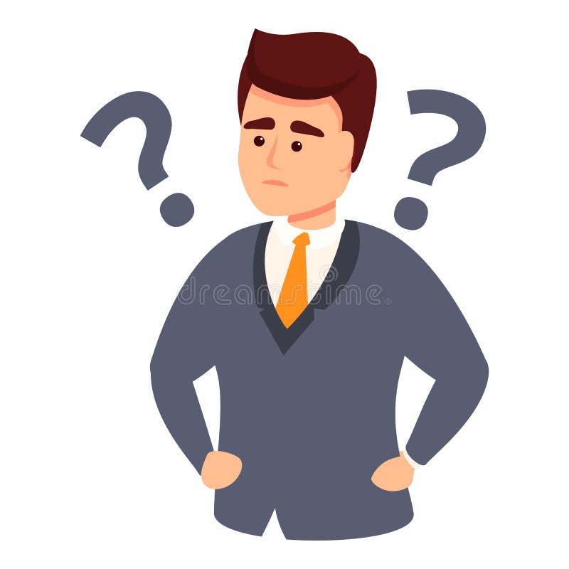 Problem Solving Student Icon, Cartoon Style Stock Illustration ... Problem Solving Student Icon, Cartoon Style Stock Illustration ...